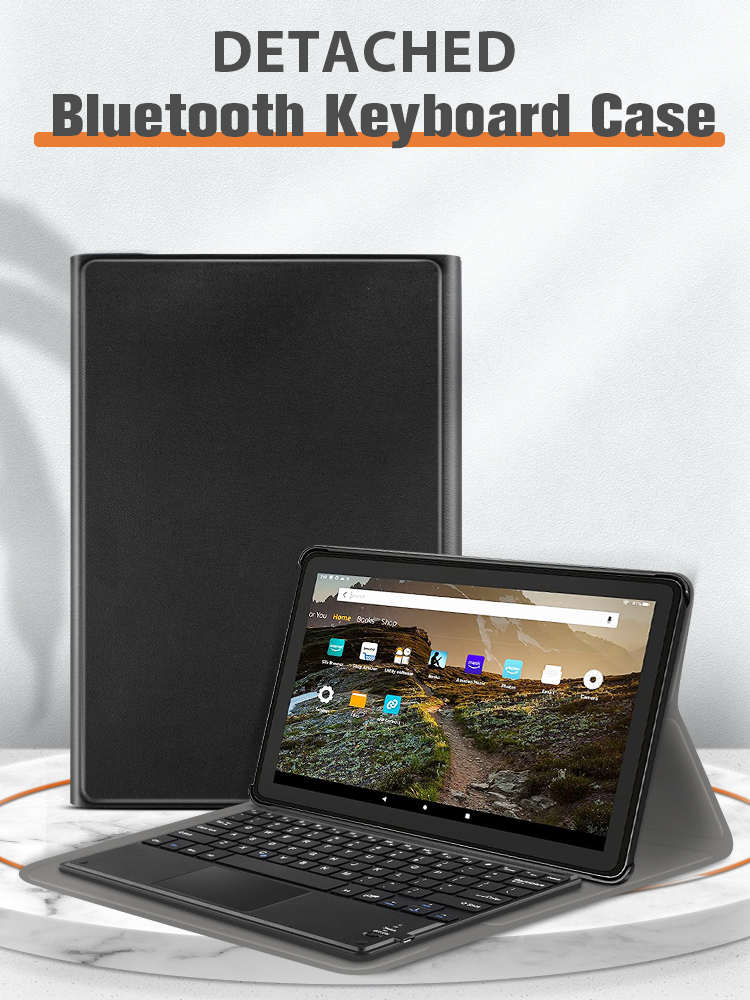Best Bluetooth keyboard case for Amazon All-new Fire HD 10 /10 plus ...